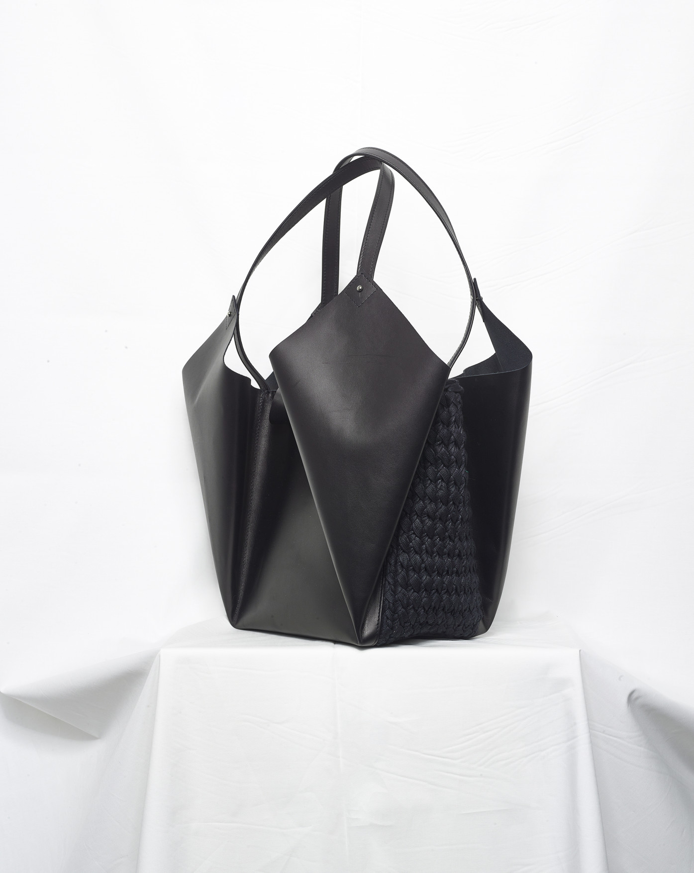 origami leather bag pattern