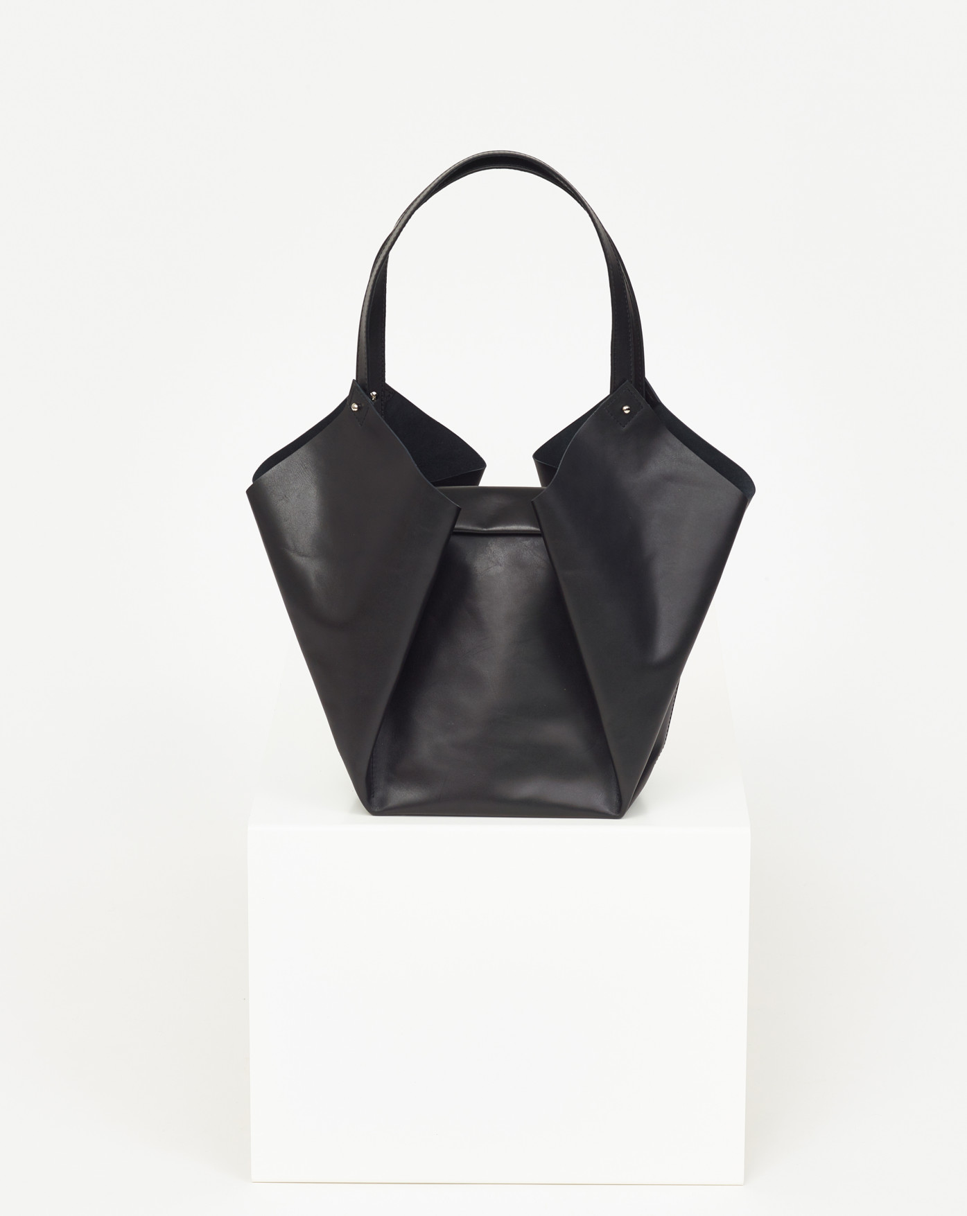 origami leather bag pattern